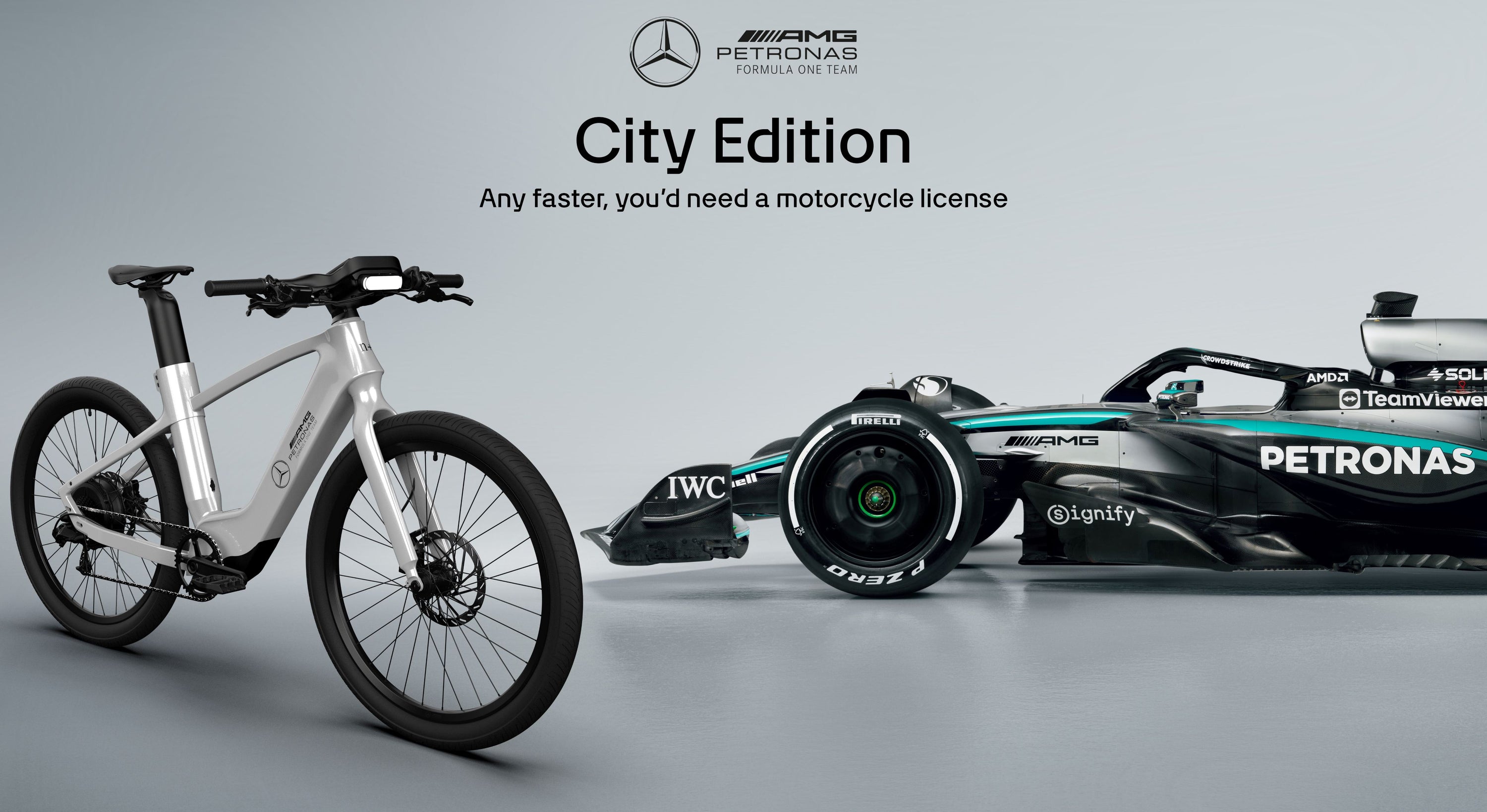 City Edition 250 Mercedes-AMG PETRONAS F1® Team Electric Bike | n+ Bikes