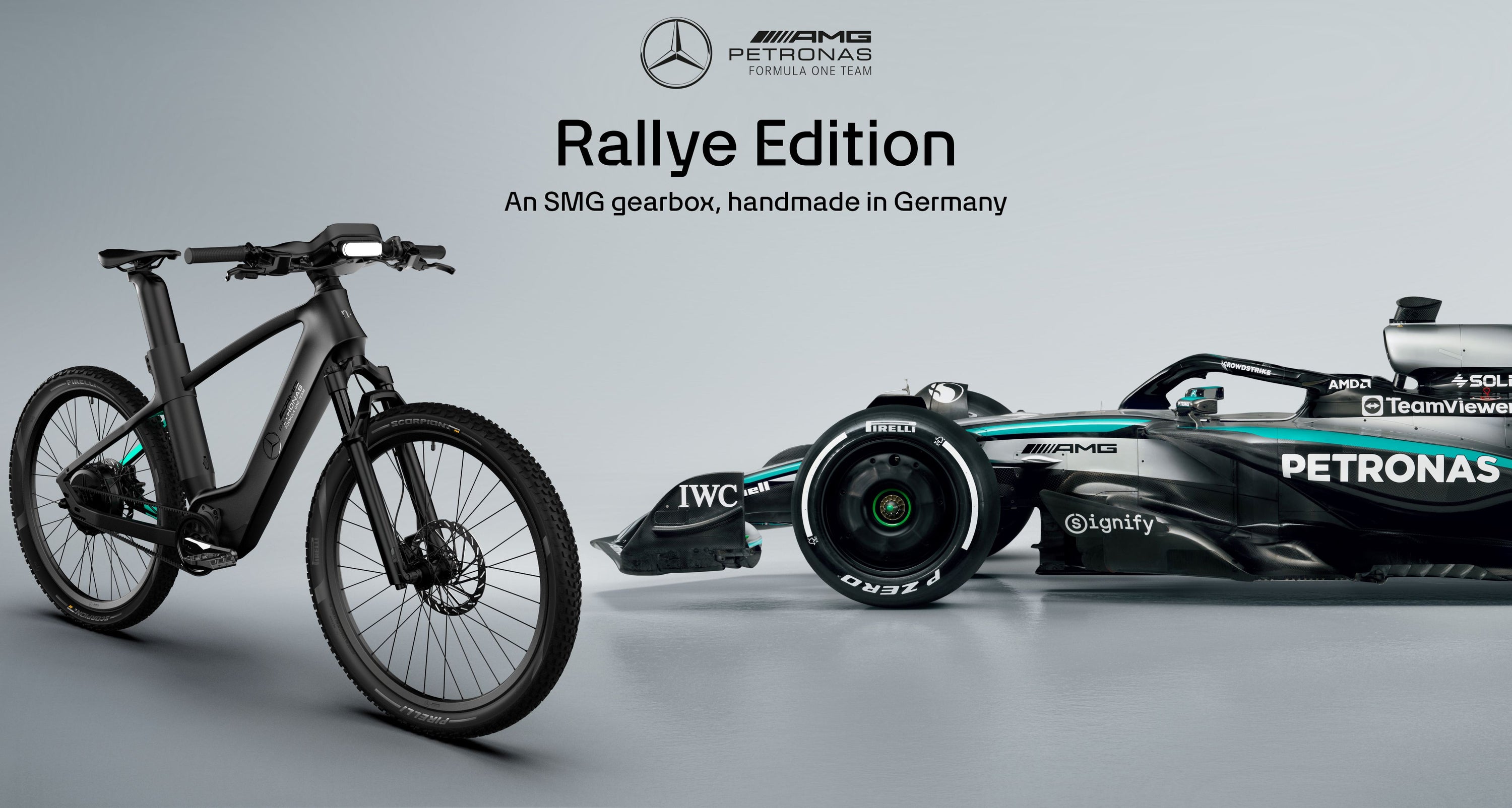 Rallye Edition 250 Mercedes-AMG PETRONAS F1® Team eBike | N+ Bikes